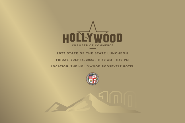 The Hollywood Chamber’s 2023 State of the State Luncheon | Hollywood ...
