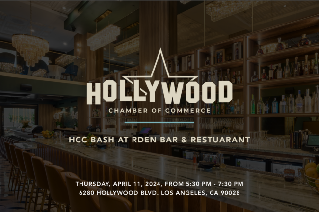 HCC BASH at RDEN BAR & RESTAURANT | Hollywood Chamber of Commerce